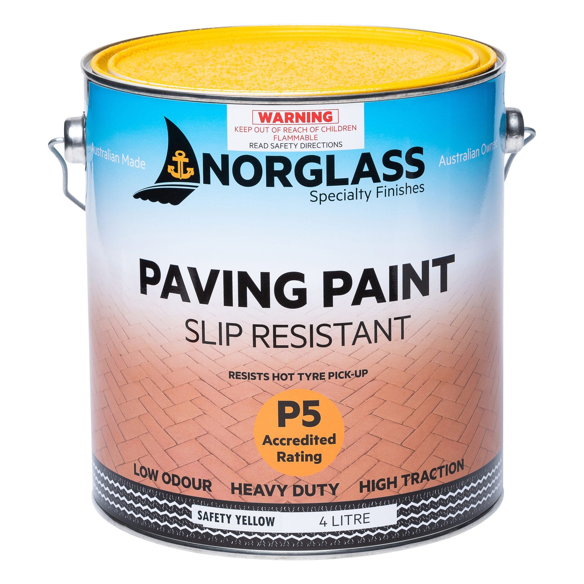 Norglass Slip Resistant Paving Paint (P5) - Network Render & Paint